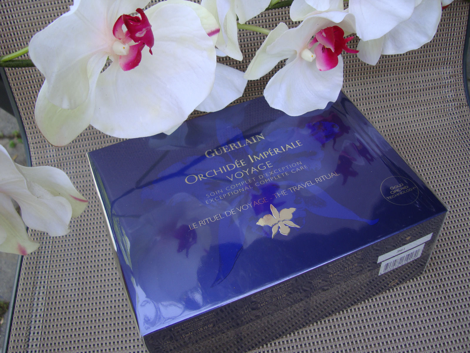 4 Pcs Guerlain Orchidee Imperiale Complete Care Travel Set Voyage worth ...