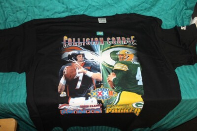 VINTAGE 1998 SUPERBOWL XXXII COLLISION COURSE BRONCOS VS PACKERS T ...