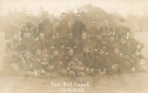 Real Photo Postcard Illinois State Normal University Football Squad ...