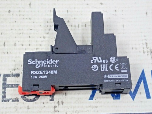 SCHNEIDER ELECTRIC RSZE1S48M RELAY SOCKET BASE 10A 250V LOT OF 3 | eBay