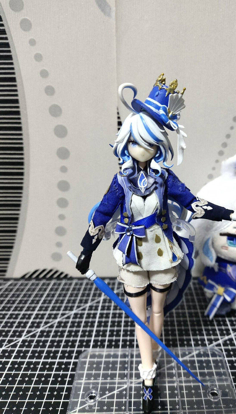 Genshin Impact Furina 1/12 Scale Genshin Impact Custom Action Figures ...