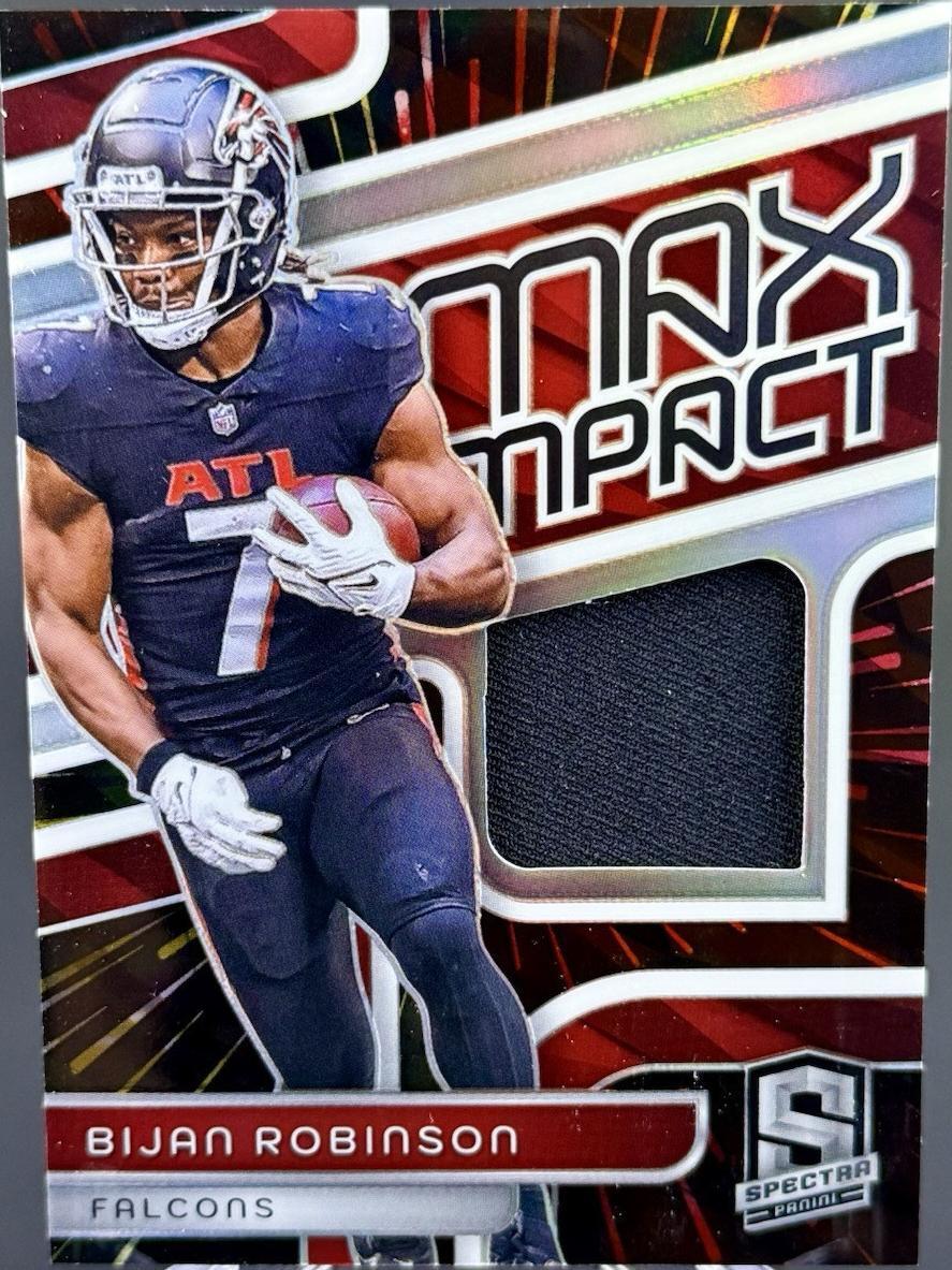 2024 Panini Spectra - Max Impact Bijan Robinson #MI-11 Hyper Prizm /75 ...