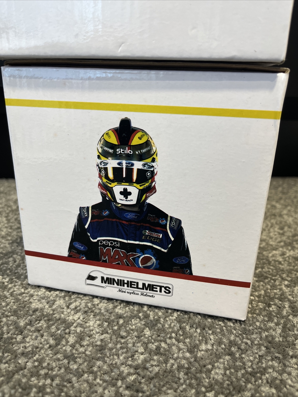 1/2 Bathurst Winning 2013 Chaz Mostert Frosty Winning Helmet Super Rare ...
