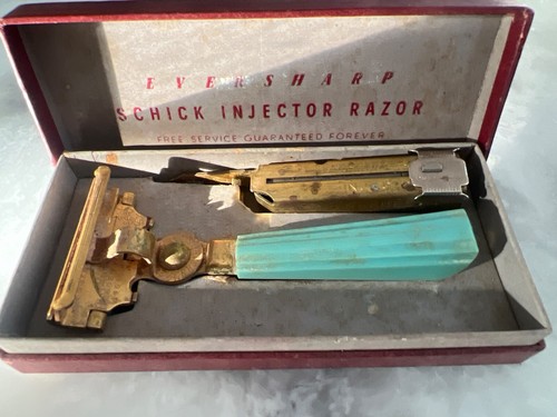 One EverSharp Schick Injector Safety Razor (cream) With Instr, Injector ...