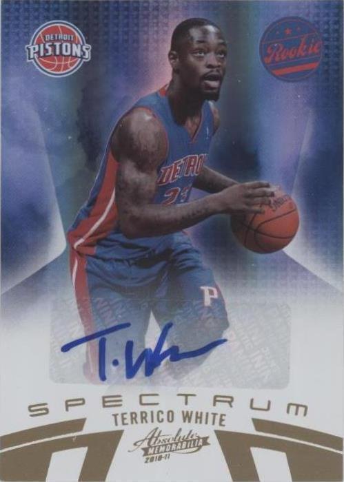 2010-11 Absolute Memorabilia - Rookie Terrico White #137 Gold Spectrum ...