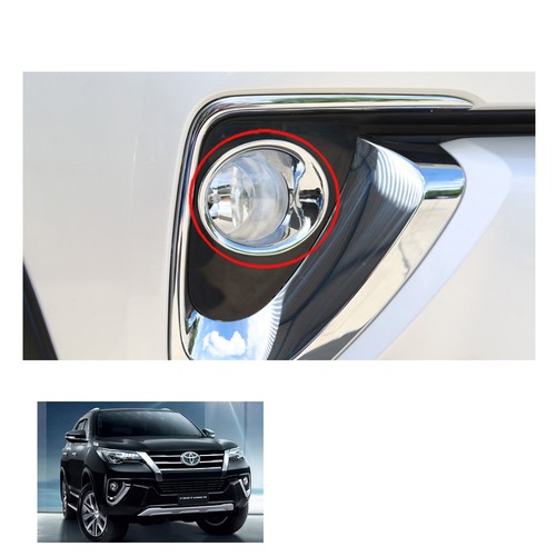Fits Toyota Fortuner Crusade 2015 - 2017 Fog Lamp Light Cover Chrome ...