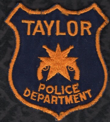 Vintage Taylor Texas Police Patch | eBay