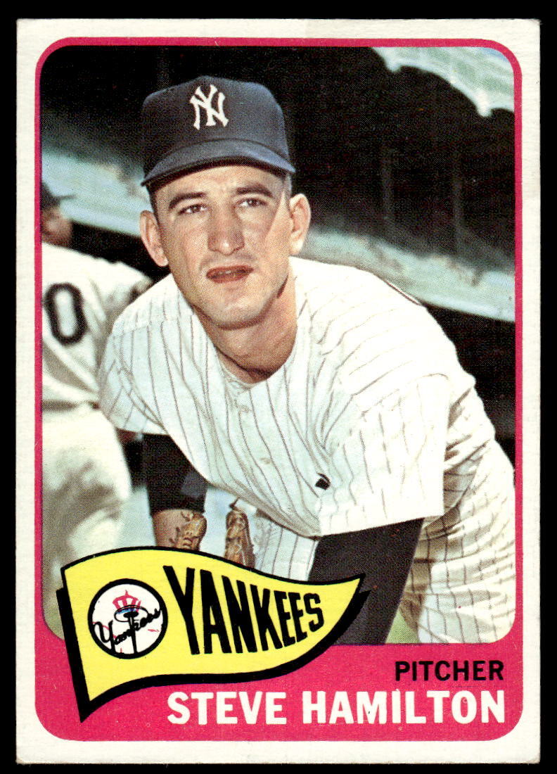 1965 Topps #309 Steve Hamilton New York Yankees Baseball | eBay