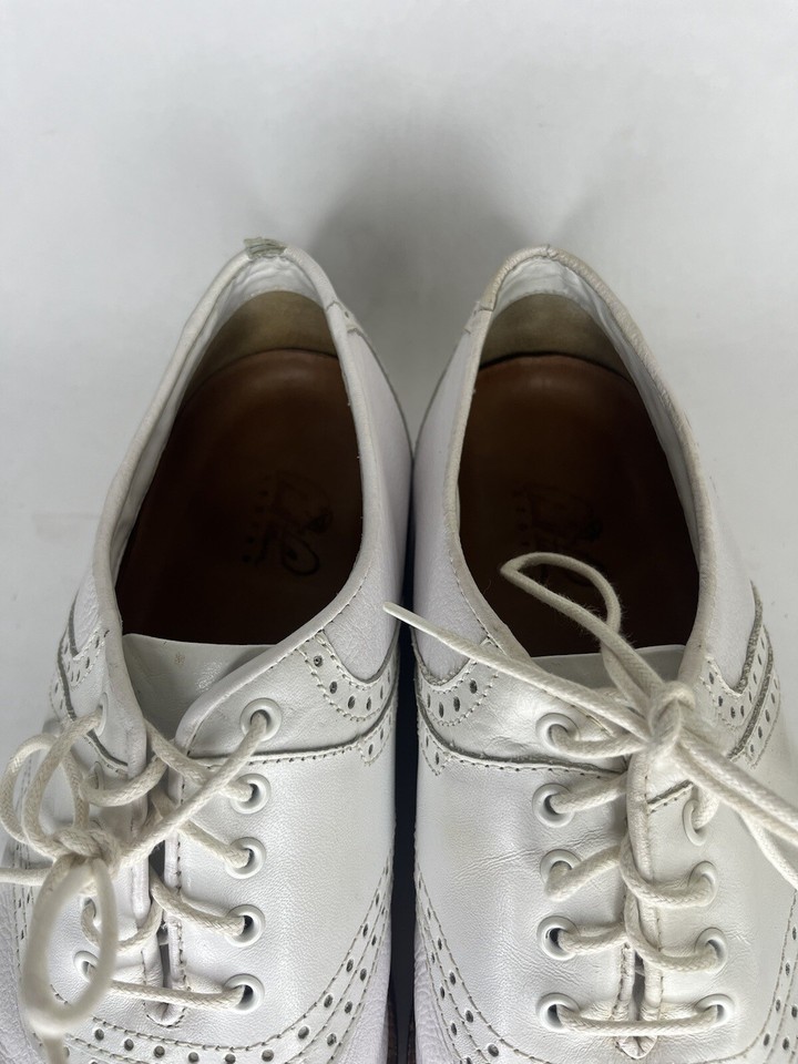 arnold palmer Belfry Shoes Oxfords Lace Up Men Size 10M White Leather ...