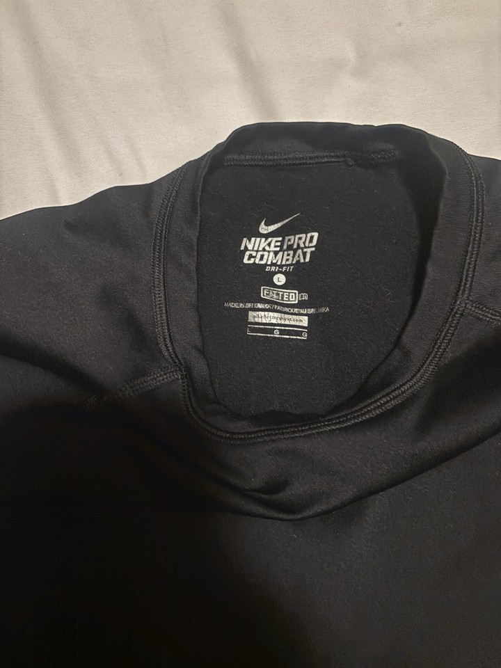 Men’s Nike Pro Combat Dri-Fit Compression Shirt Size L | eBay