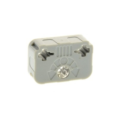 1x Lego Technic Axle Connector Light Gray Triple Torsion Spring 3540 ...