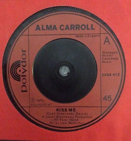 Alma Carroll - Kiss Me, 7", (Vinyl) | eBay
