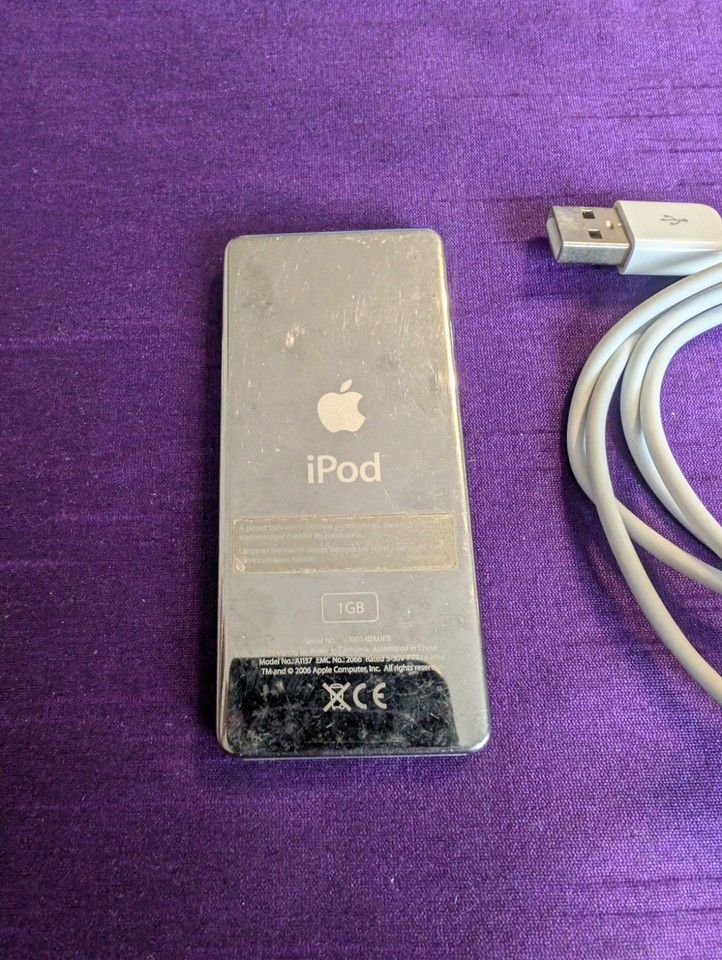 Apple iPod nano A1137 Original 1st Gen. Media Player 1GB Black, read ...