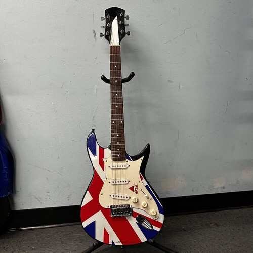 Bass Ale 6 String Union Jack British Flag Electric Guitar | eBay