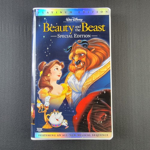 Walt Disney Beauty and the Beast Special Edition (VHS, 2002, Platinum ...