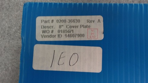 Applied Materials 0200-36630 8" Cover Plate Heater, DXZ, Aluminum NIT ...