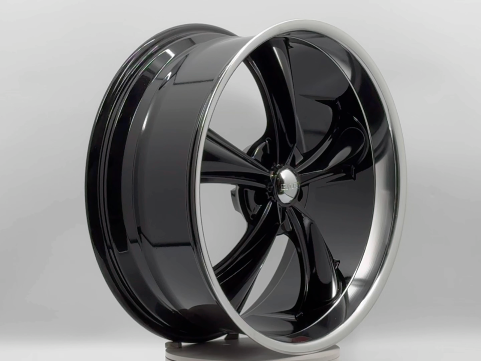 22" BOSS Wheels STYLE 3382 22X9.5 GLOSS BLACK Finish 5 LUG 5X115 et +14 ...
