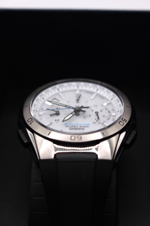 CASIO WAVE CEPTOR WVQ-M410-7AJF White Tough Solar Men's Watch New in ...