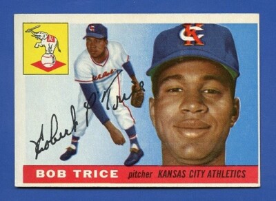1955 Topps # 132 BOB TRICE KANSAS CITY ATHLETICS VGEX+ | eBay