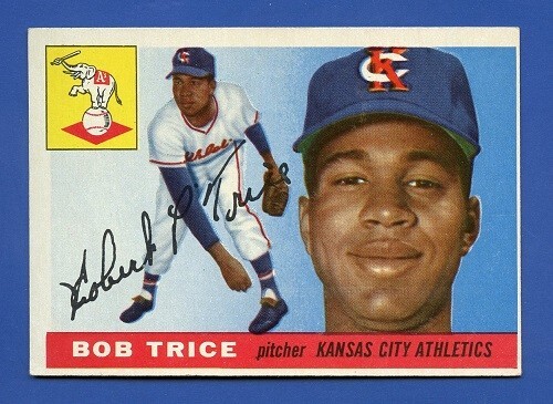 1955 Topps # 132 BOB TRICE KANSAS CITY ATHLETICS VGEX+ | eBay