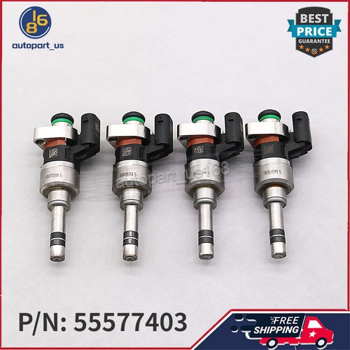 55577403 NEW Set 4 Fuel Injectors For GM 2017-19 Chevrolet Cruze Malibu ...