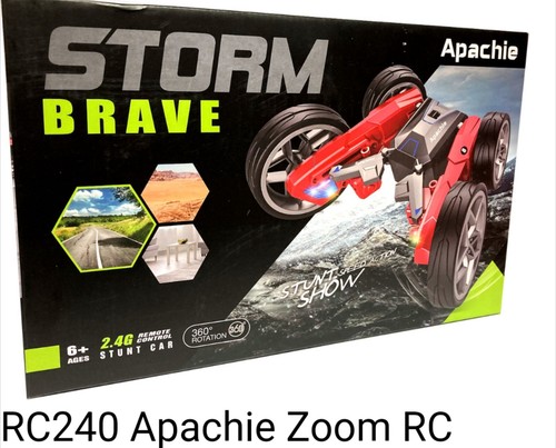Apachie Storm Brave Zoom RC Stunt Car 360' Rotation Rechargeable- BRAND ...