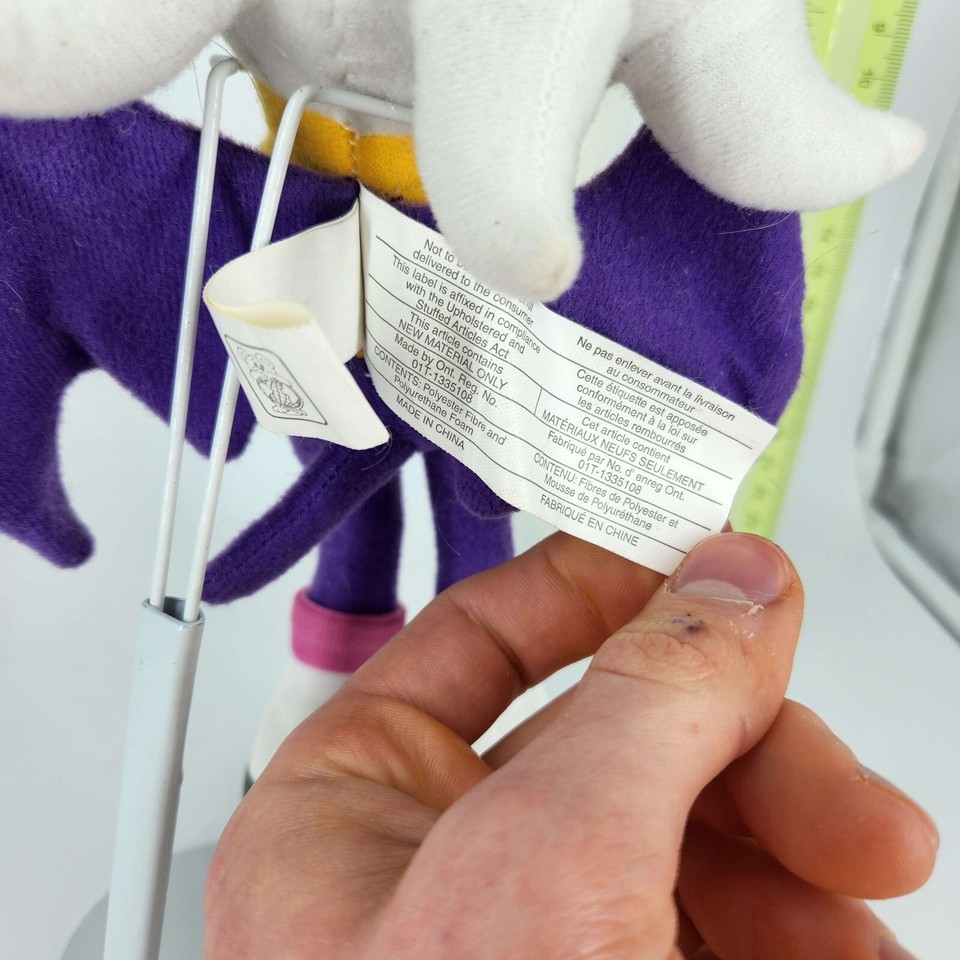 Sonic X Plush 2006 TOY NETWORK Rouge The Bat Sonic The Hedgehog 10" EXT ...