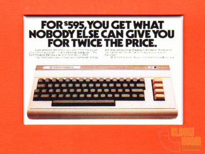 Commodore 64 ad 2x3" fridge/locker magnet CBM C64 magazine ...