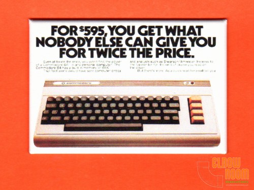 Commodore 64 ad 2x3" fridge/locker magnet CBM C64 magazine ...