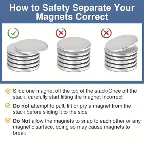 100pcs Super Strong Neodymium Magnets - Perfect for Arts, Crafts ...