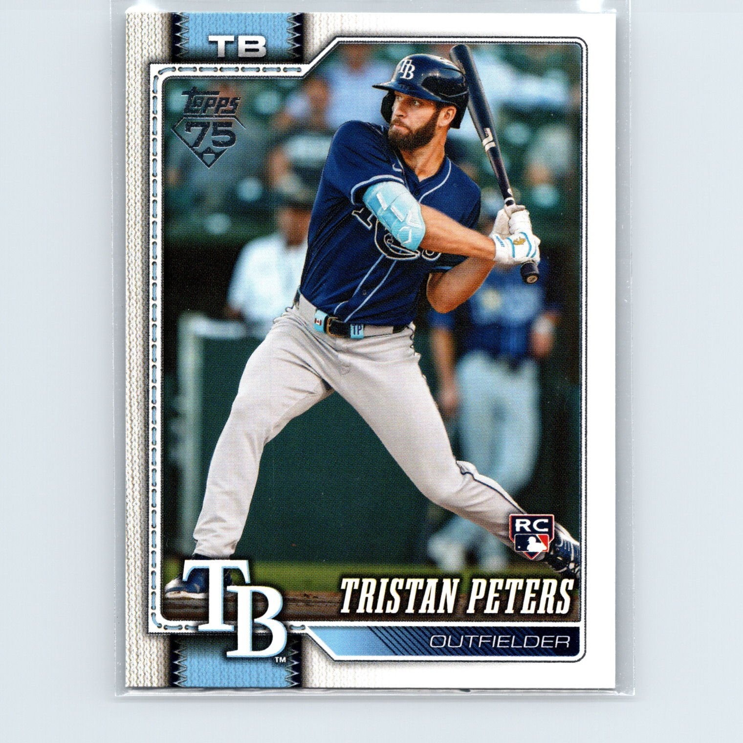 2026 Topps Series 1 Baseball - Tristan Peters RC #330 - Tampa Bay Rays ...