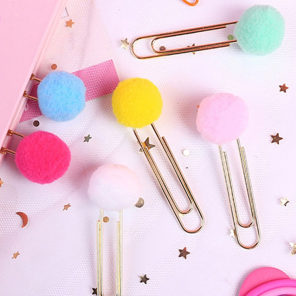 40 Pcs Cute Paper Clips Unique Paperclip Bookmark Marks for Girls | eBay UK