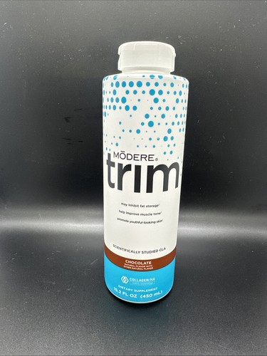 Modere Trim Chocolate Collagen Supplement 15.2 fl oz Sealed Exp 2026 ...