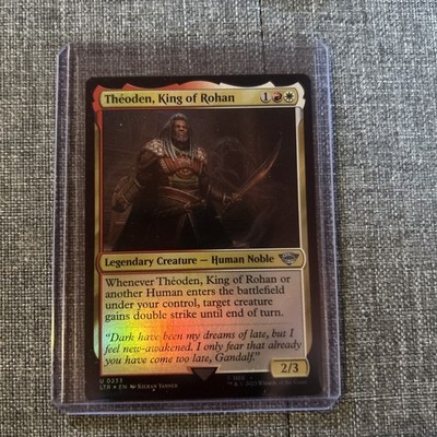 magic the gathering - Theoden, King of Rohan - Legendary Creature ...