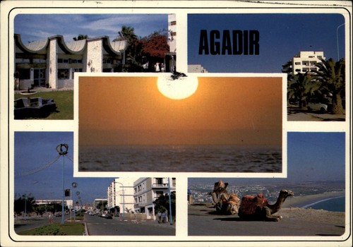 Agadir Morocco vintage postcard t892 | eBay
