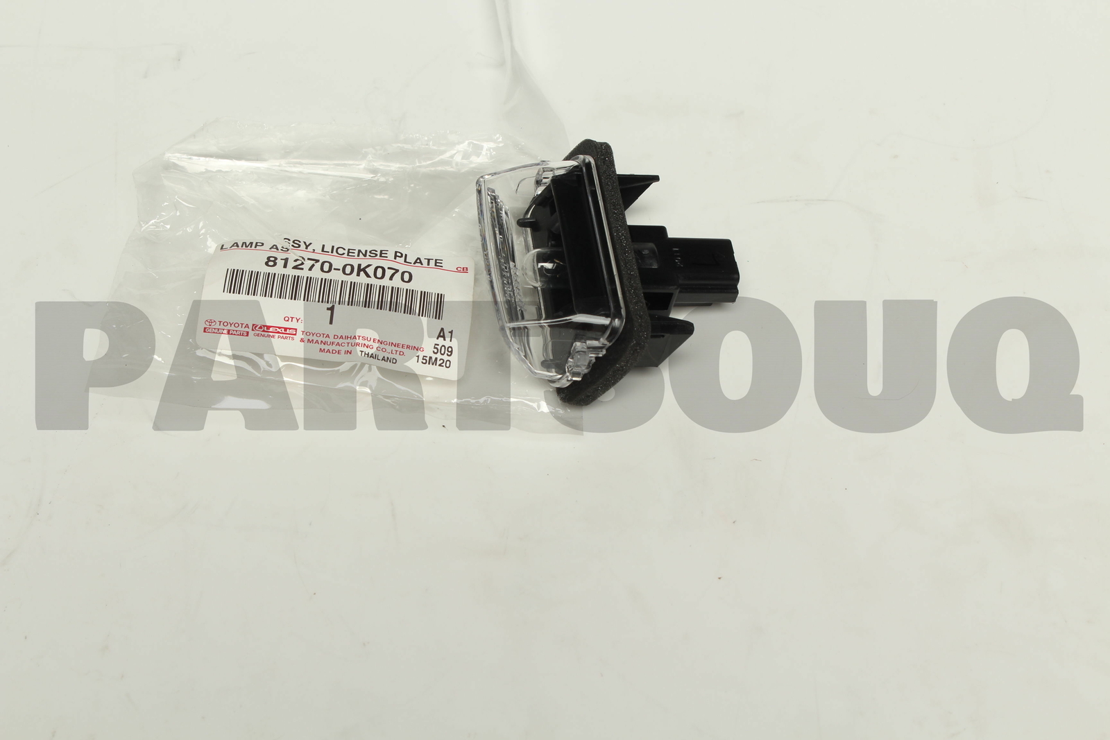 812700K070 Genuine Toyota LAMP ASSY, LICENSE 81270-0K070 | eBay