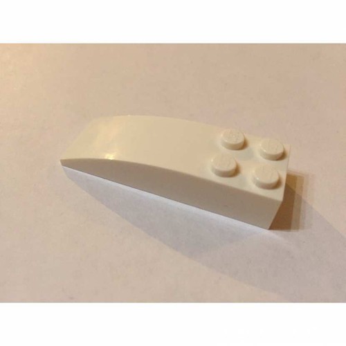 1x LEGO 44126 Slope Curved 6x2 White | 4179870 | Achetez sur eBay