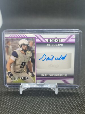2020 SAGE HIT PREMIER DRAFT AUTO DAVID WOODWARD ROOKIE - UTAH STATE ...