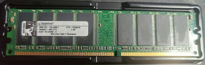 RAM DDR KINGSTON 1GB PC-3200 DDR-400 UNBUFFERED NON ECC CL3 184 PIN 2 ...