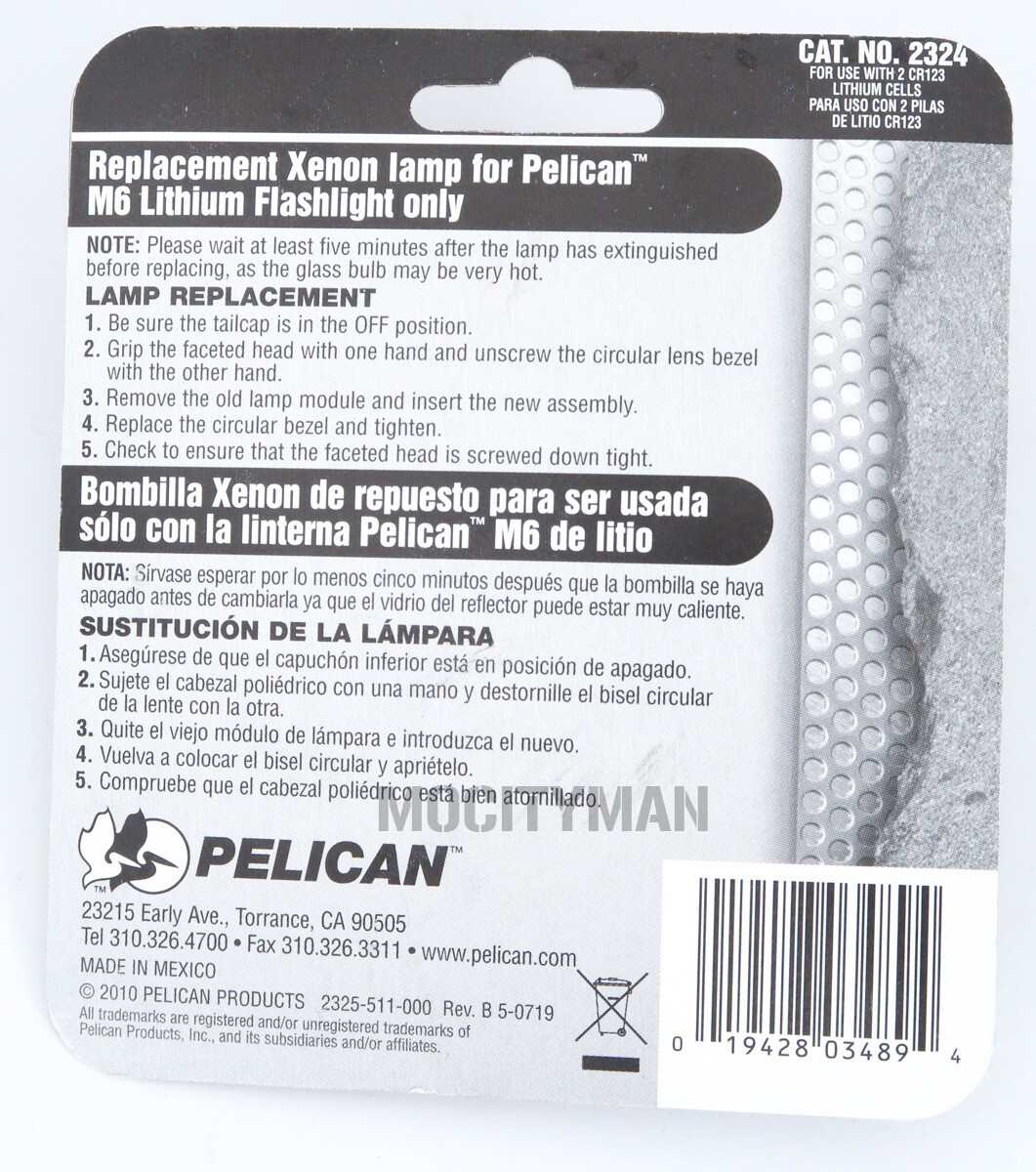 Pelican Bulb Lamp Module 2324 for M6 2320 Lithium Flashlight Genuine | eBay