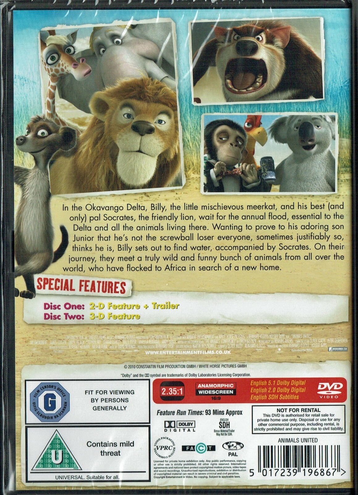 Animals United (DVD, 2011) for sale online | eBay