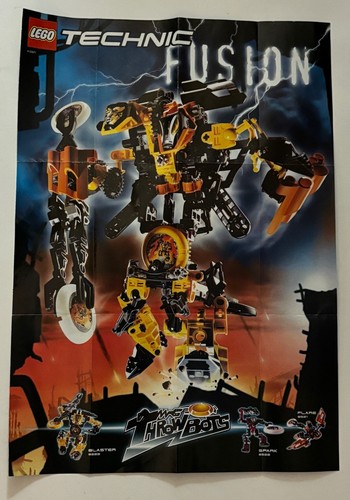 Lego fold-out Poster. Technic Fusion Slizer. Size 11.5 x 16.5 inches ...