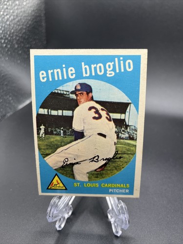 1959 Topps Set-Break #296 Ernie Broglio RC EX-EXMINT - Lot6183 | eBay