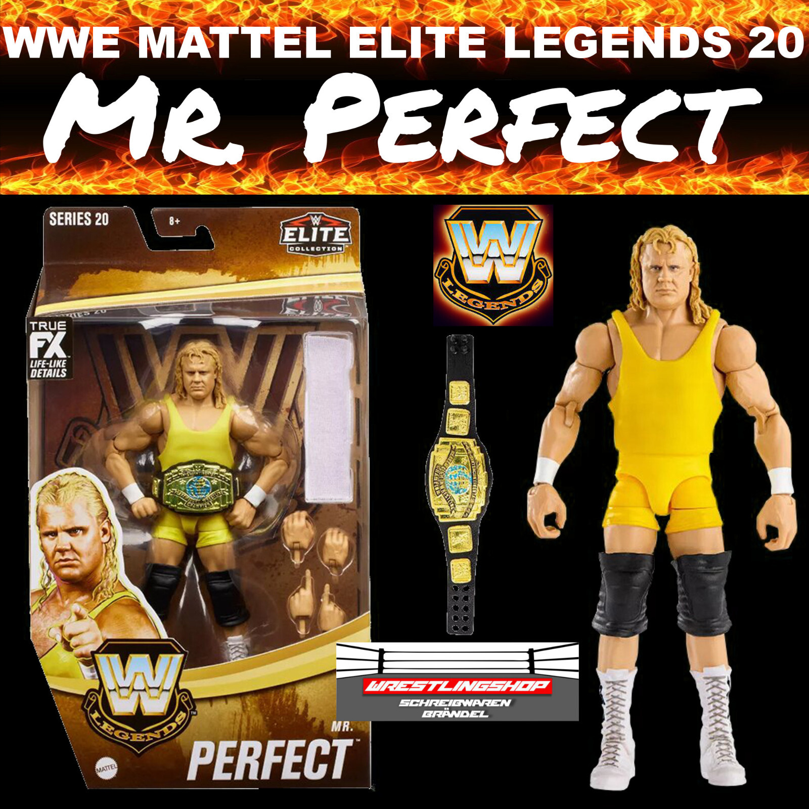 WWE MATTEL ELITE LEGENDS SERIE 20 MR. PERFECT