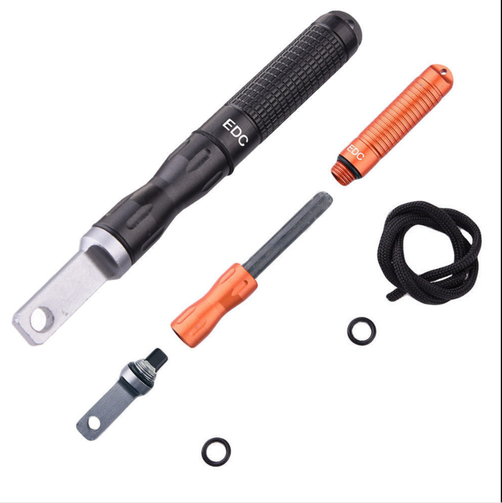 Outdoor Survival Magnesium Flint And Steel Striker Fire Starter Lighter ...