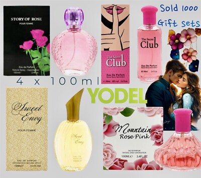 4 x 100ml woman’s perfume Eau De Perfume Spray Gift Pack Women ...