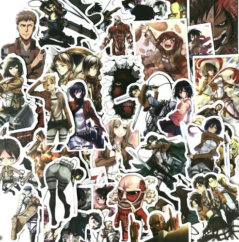 100pc Attack on Titan AOT Phone Laptop XBOX PC PS Decal Anime Sticker ...