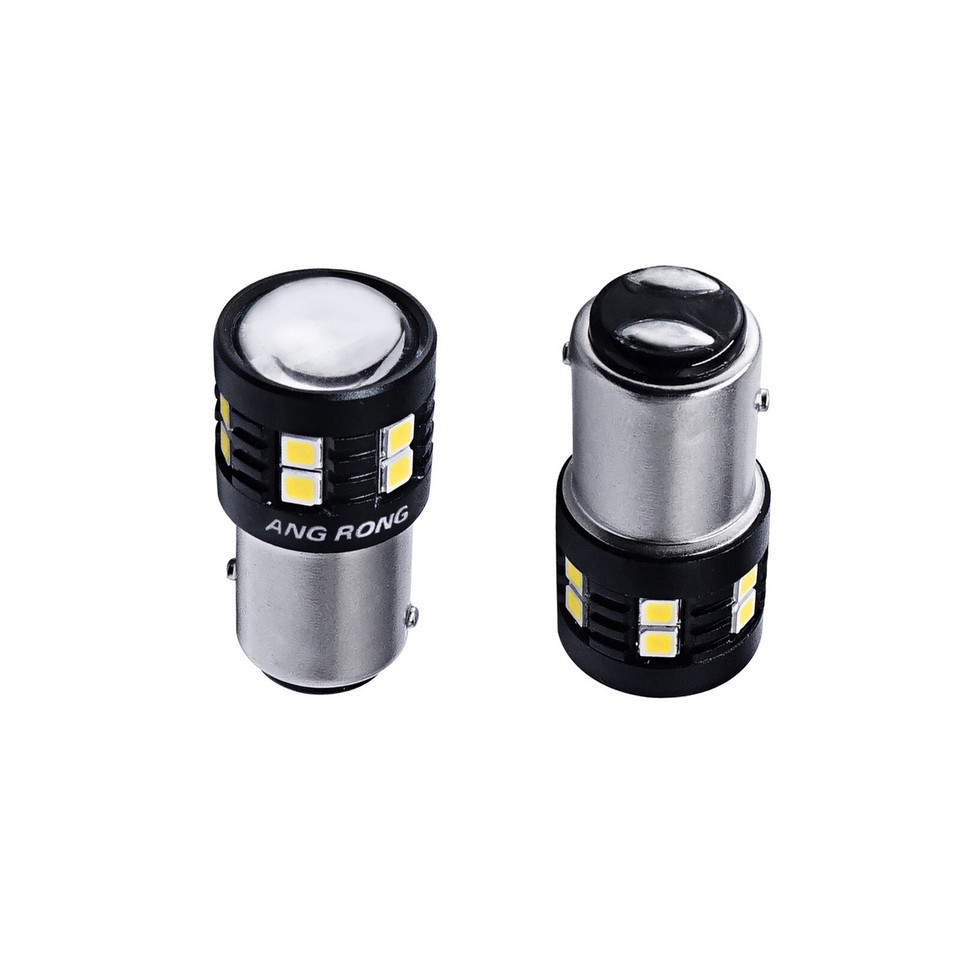 BAY15d 1157 P21/5W White LED Side Indicator Rear Fog Daytime Running ...