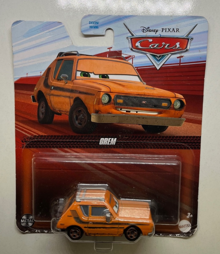 Grem Disney Pixar Cars 2 Die-Cast Metal New in Package With Dings Wear ...