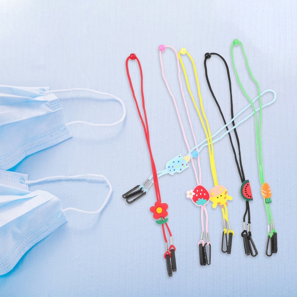 6 Pcs Mask Cord Straps Adjustable Length Lanyard Anti-lost Chain | eBay ...
